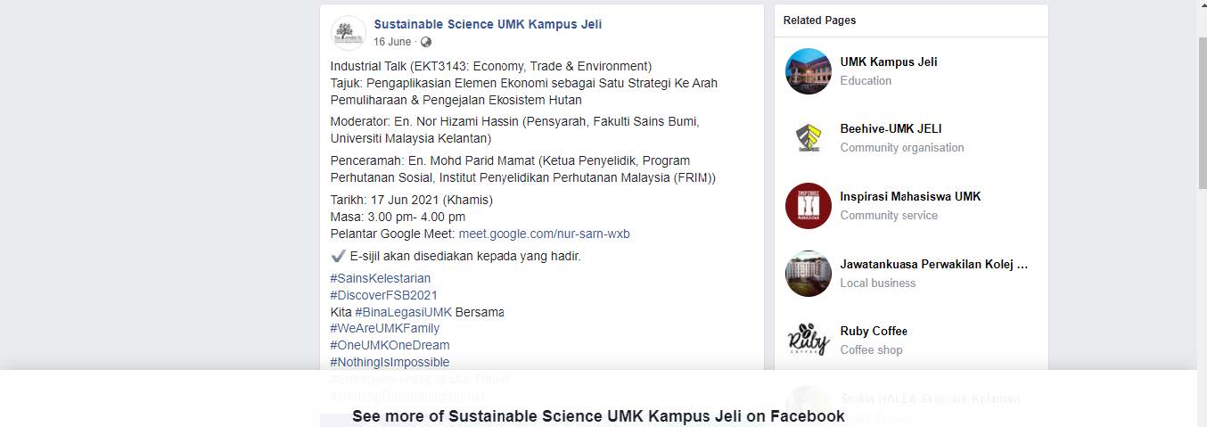 GOAL 15: Life on Land - Sustainable Universiti Malaysia Kelantan